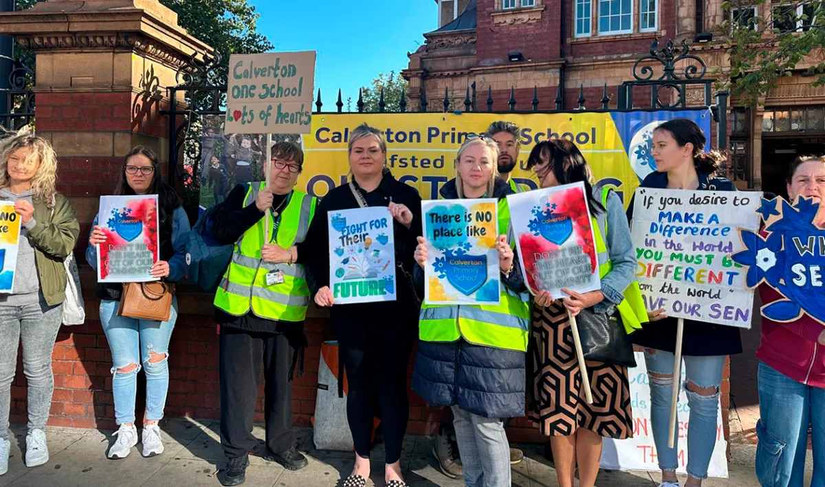 Protest as council leaders vote to consult on closure of Calverton ...